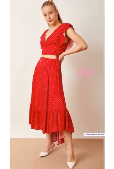 Beri Butik Kırmızı Ikili Takım