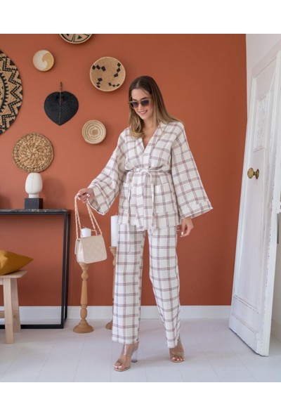 Beri Butik Tuvit Bej Ikili Takım