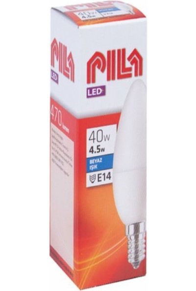 Philips Pila Filament LED Ampul 4.5W (40W) Beyaz Işık Philips Pila Filament LED Ampul 4.5W (40W) Beyaz Işık
