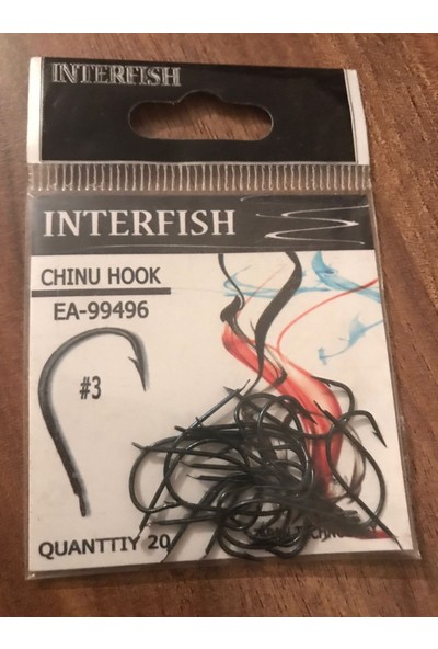 İnsefish Balık Kancası 3 No Nikel 20 Adet Interfish İnsefish Balık Kancası 3 No Nikel 20 Adet Interfish