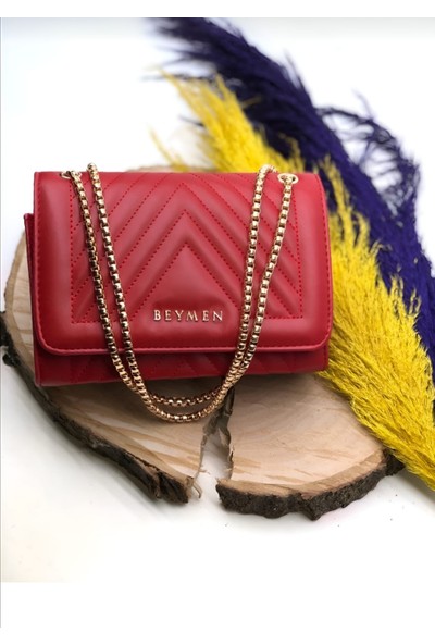 Change Kırmızı Renk Beymenkadın Kol ve Omuz Çanta