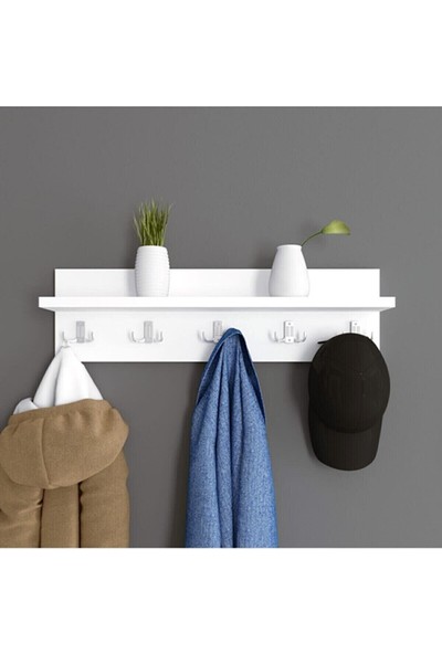 Mobigoom Dekoratif Duvar Askısı Beyaz