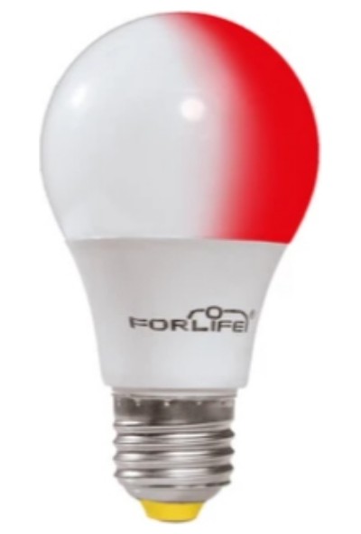 Forlife 2 Renk Beyaz Kırmızı Renkli LED Ampül 9+2 Watt FL-1260-BK Forlife 2 Renk Beyaz Kırmızı Renkli LED Ampül 9+2 Watt FL-1260-BK