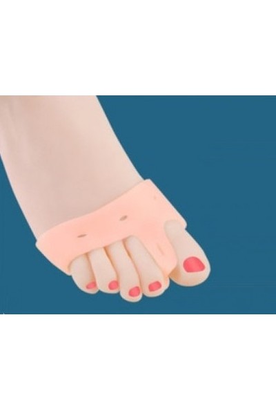 Makaralı Ayak Parmak Gömleği 2'li Ten Rengi -16