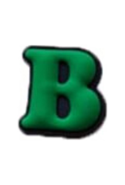 İnvitro Medikal Harf Crocs Terlik Süsleri B İnvitro Medikal Harf Crocs Terlik Süsleri B