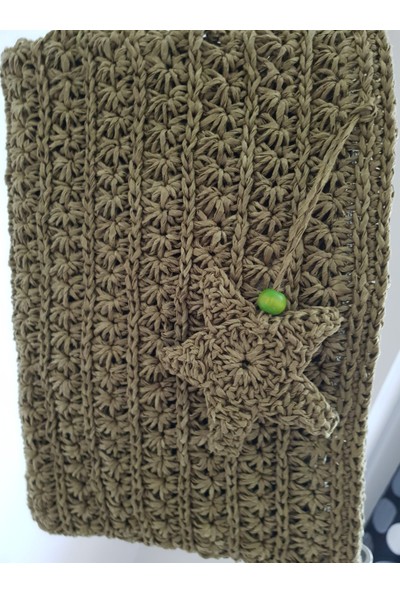 Clutch Kağıt Ip Çanta Elcikli