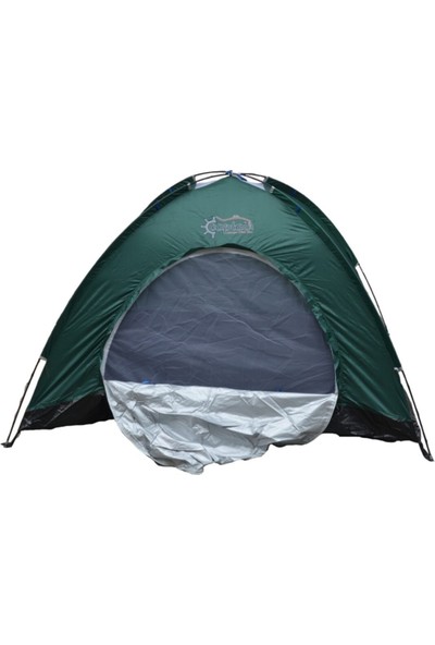 Captaın Çadır 7300 2 Kişilik 200X150X110 cm Koyu Yeşil Koyu Yeşil
