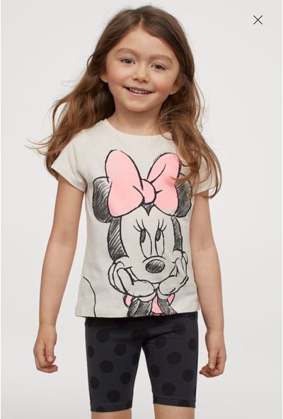 Ladin Yeni Sezon Kız Çocuk Minnie Mouse Baskılı Alt Üst Takım