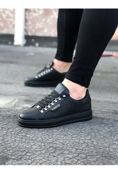 Wogan WG01 Kömür Örgü Erkek Casual Ayakkabı