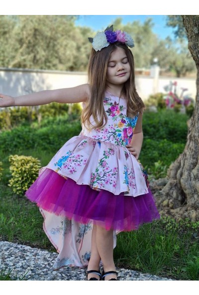 Abiye Kids Kız Çocuk Kuyruklu Tarz Abiye Elbise Abiye Kids Kız Çocuk Kuyruklu Tarz Abiye Elbise
