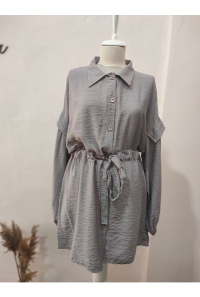 Tubbağceci Boutique Tesettür Bağlamalı Salaş Kadın Gömlek Tubbağceci Boutique Tesettür Bağlamalı Salaş Kadın Gömlek