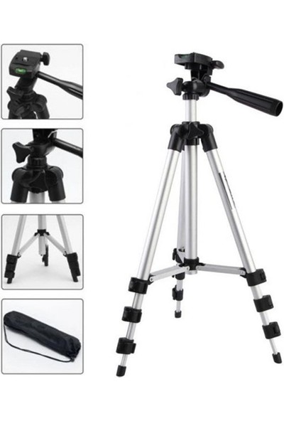 Buffer Buffer® Taşıma Çantalı 130 cm Profesyonel Alüminyum Kamera Tripodu Buffer Buffer® Taşıma Çantalı 130 cm Profesyonel Alüminyum Kamera Tripodu