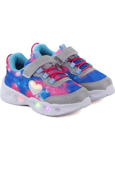 Vojo Heart Comfort LED Işıklı Cırtlı Kız Çocuk Spor Ayakkabı Vojo Heart Comfort LED Işıklı Cırtlı Kız Çocuk Spor Ayakkabı