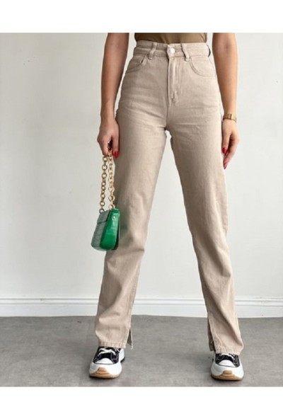 Yırtmaçlı Paça Pantalon