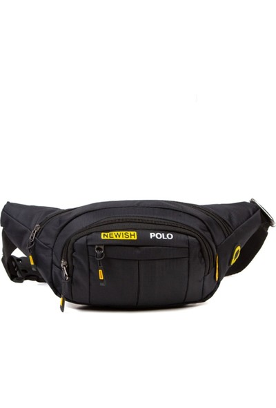 Av A Dos Siyah Suya Dayanıklı Çapraz Askılı Omuz Bel Çanta Günlük Yürüyüş Koşu Outdoor Çanta