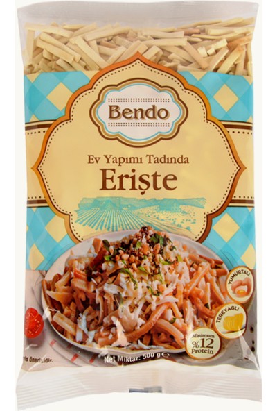 Bendo Yumurtalı Erişte 500 gr Bendo Yumurtalı Erişte 500 gr