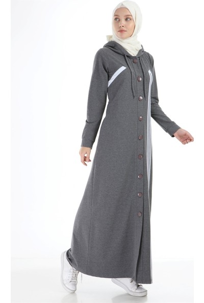 Bwest Düğme Detaylı Kap Antrasit (9247-013)