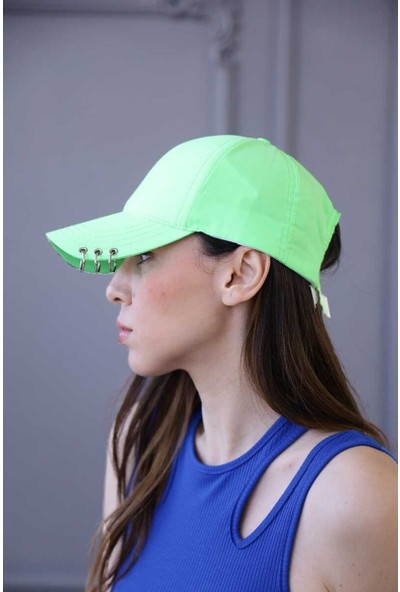 Modaline Halkalı Kasket Şapka Modaline Halkalı Kasket Şapka