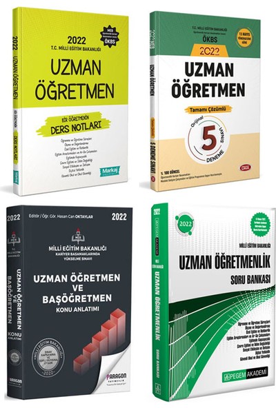 Paragon Yayınları 2022 Uzman Öğretmen Tam Kapsamlı Set Paragon Yayınları 2022 Uzman Öğretmen Tam Kapsamlı Set