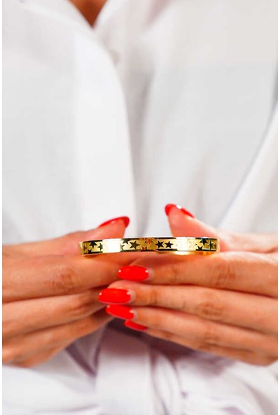 Karışık Cadde Gold Renk Bileklik