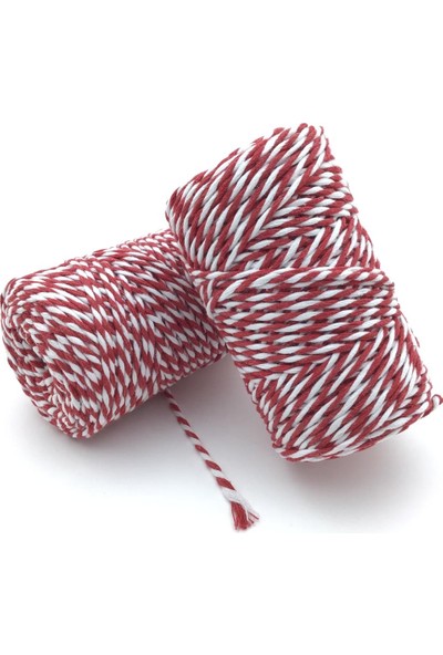 Bileklik Ipi Marteniçka Kırmızı Beyaz (+-200 Gr) 1 Ad