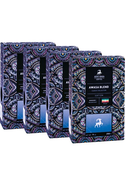 Awasa Blend Premium Gold Collection 4X250 Gr. 1000 Gr. Awasa Blend Premium Gold Collection 4X250 Gr. 1000 Gr.