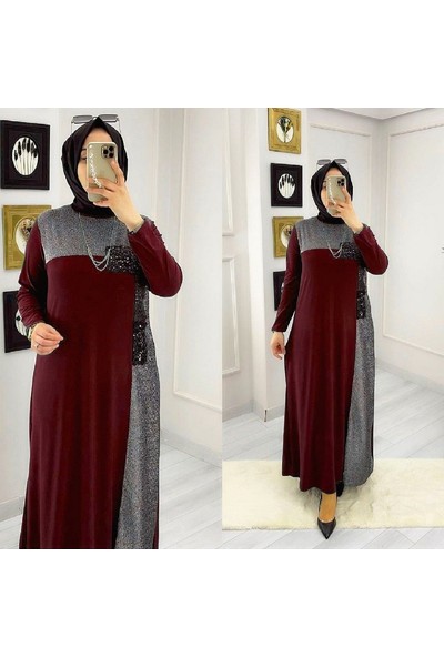Modamira Tesettür Büyük Beden Elbise