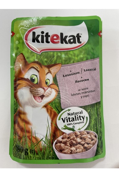 Kitekat Pouch 100 gr Somonlu Tamyaş Mama Kitekat Pouch 100 gr Somonlu Tamyaş Mama