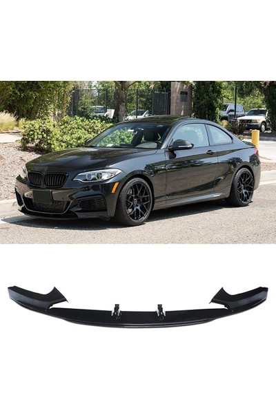 Hasakman Bmw F22 2 Serisi M Performance Ön Ek Piano Black 2013 ve Üzeri Ön Lip