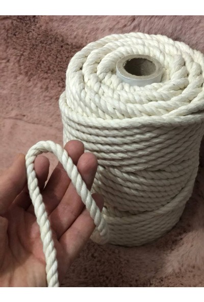 Hobittu 6 mm 3 Burgulu Pamuk Makrome Ipi Hobittu 6 mm 3 Burgulu Pamuk Makrome Ipi