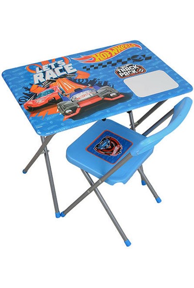 Hot Wheels Katlanabilir Çalışma Masası ve Sandalyesi