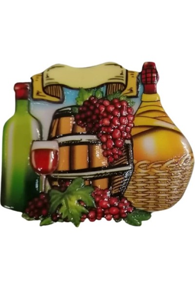 Resa Hediyelik Buzdolabı Magneti Üzüm Sepeti Resa Hediyelik Buzdolabı Magneti Üzüm Sepeti