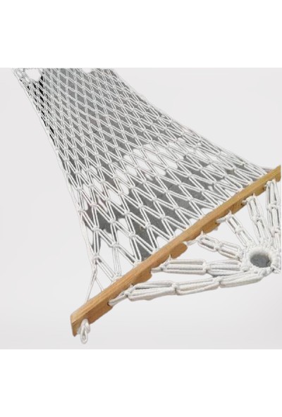 Öz Tek Kişilik Çift Kat El Örgülü Bağlama Ipli Hamak Öz Tek Kişilik Çift Kat El Örgülü Bağlama Ipli Hamak