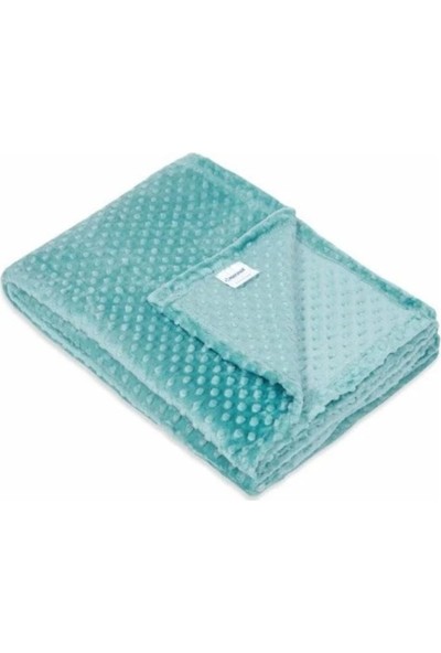 Merinos Pearl Tek Kişilik Tomurcuk Battaniye - Aqua Sea