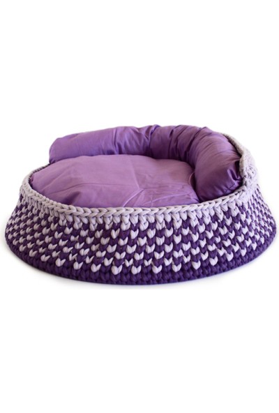 NZM Ticaret Kedi Köpek Yatağı Lila