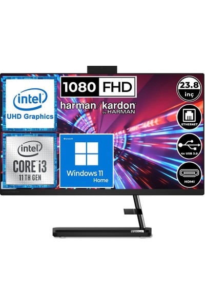 Lenovo Ideacentre 3 F0G000BCTX02 I3-1115G4 8gb 512SSD 23.8 Lenovo Ideacentre 3 F0G000BCTX02 I3-1115G4 8gb 512SSD 23.8