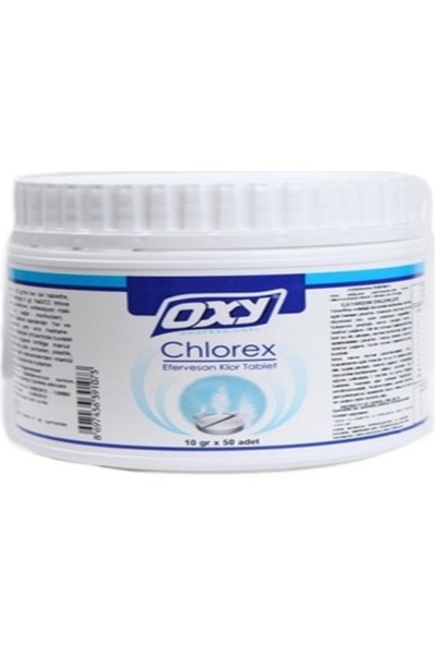 Chlorex Klor Tablet 5 gr 100'LÜ Chlorex Klor Tablet 5 gr 100'LÜ