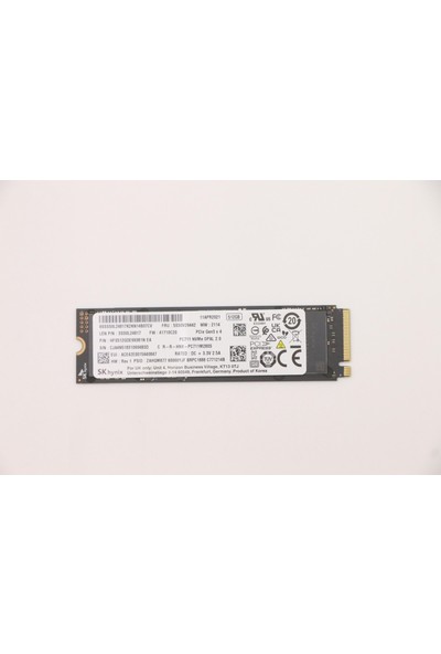 Sk Hynix PC711 512GB Nmv SSD GEN3X4 Okuma Yazma Hızı 3500MB/3200 Sk Hynix PC711 512GB Nmv SSD GEN3X4 Okuma Yazma Hızı 3500MB/3200