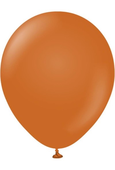 Beysüs Yanık Turuncu Retro Balon 12 Inç 20 Li Beysüs Yanık Turuncu Retro Balon 12 Inç 20 Li