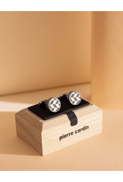 Pierre Cardin Erkek Black Shine Kol Düğmesi 50257726-049