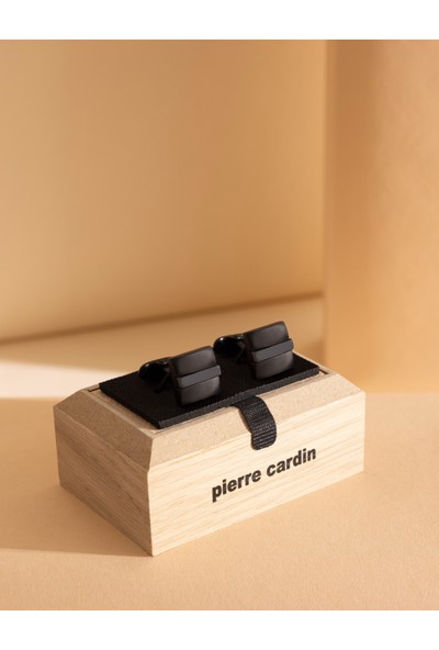 Pierre Cardin Erkek Siyah Kol Düğmesi 50257729-001