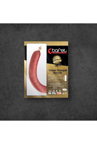 Bafet Yarım Kangal Sucuk - 500 gr Menşe; Samsun Kalite Sucuk Bafet Yarım Kangal Sucuk - 500 gr Menşe; Samsun Kalite Sucuk