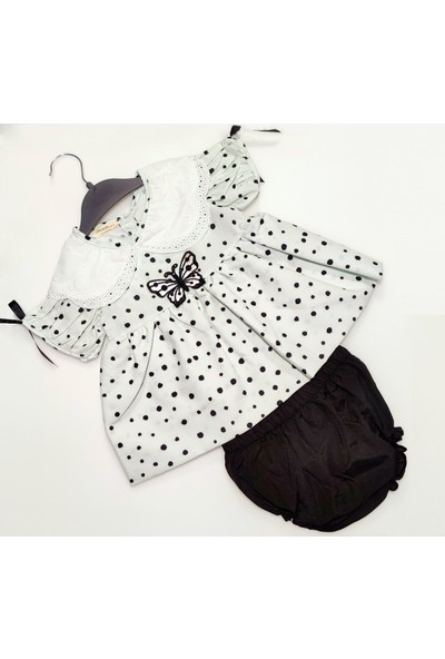 Jıkko Baby Kız Bebek Kelebekli Elbise Takımı Jıkko Baby Kız Bebek Kelebekli Elbise Takımı