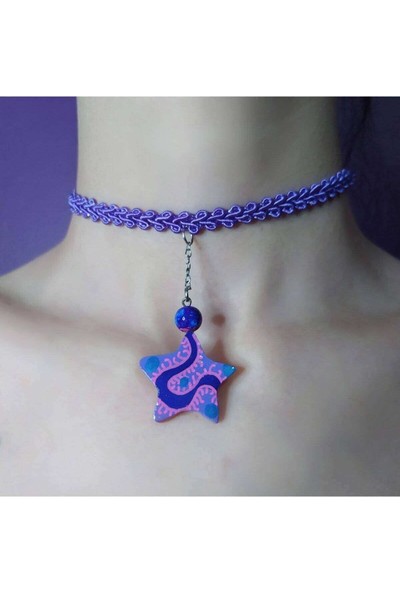 Berlin Shop Yılbaşı Hediyesi Yeni Yıl Hediyesi Çift Taraflı Şans Yıldız Temalı Choker Seramik Kil Dövme Tattoo Kolye Berlin Shop Yılbaşı Hediyesi Yeni Yıl Hediyesi Çift Taraflı Şans Yıldız Temalı Choker Seramik Kil Dövme Tattoo Kolye