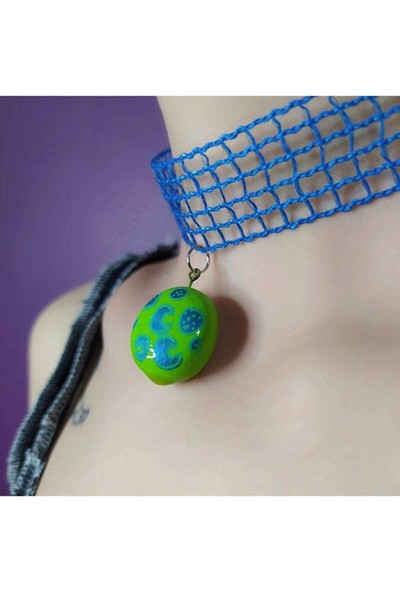 Berlin Shop Doğum Günü Hediyesi Çift Taraflı Yeşil Yuvarlak Temalı Choker Seramik Kil Dövme Tattoo Kolye Berlin Shop Doğum Günü Hediyesi Çift Taraflı Yeşil Yuvarlak Temalı Choker Seramik Kil Dövme Tattoo Kolye