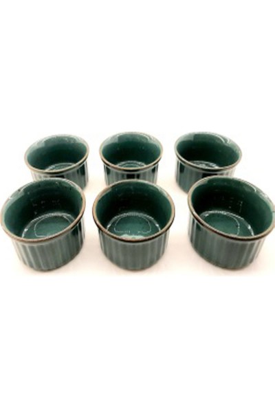 Marianna 10 cm Suffle Kase 6lı Yeşil