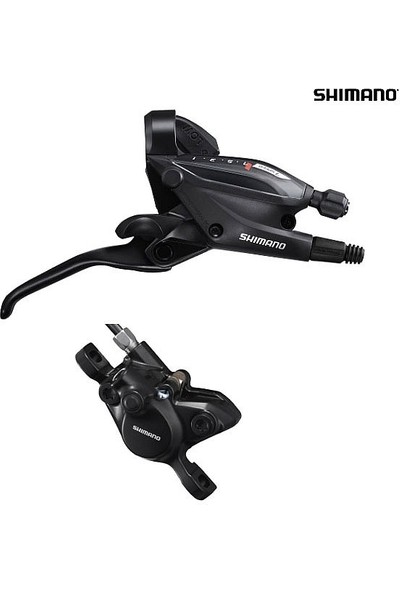 Shimano EF505 Hidrolik Disk Fren Vites Seti ST-EF505+BR-MT200 Arka 7V Shimano EF505 Hidrolik Disk Fren Vites Seti ST-EF505+BR-MT200 Arka 7V