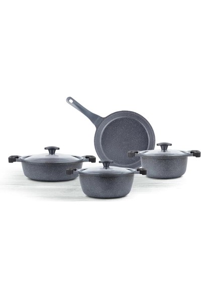 Thermoad Alüminyum Granit Döküm Graneu Model 7 Parça Set Thermoad Alüminyum Granit Döküm Graneu Model 7 Parça Set