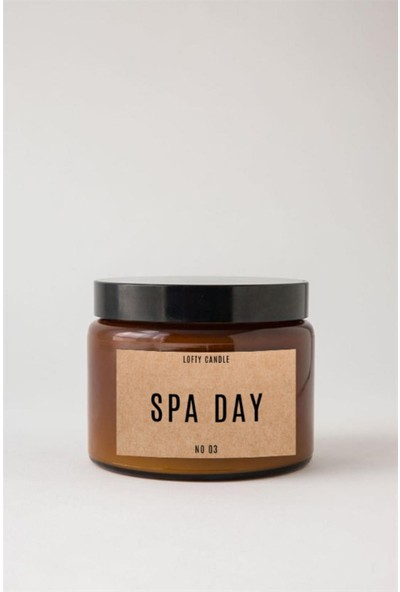 Lofty Spa Day Kraft Etiket Mum Dekor Aromaterapi Rahatlatıcı Vanilya Kokusu 330 gr Lofty Spa Day Kraft Etiket Mum Dekor Aromaterapi Rahatlatıcı Vanilya Kokusu 330 gr