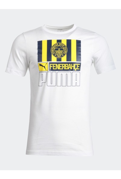 Puma (Core) Fenerbahçe Baskılı Beyaz Puma (Core) Fenerbahçe Baskılı Beyaz